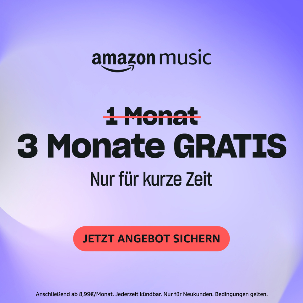 Amazon Music 3 Monate gratis | 83metoo